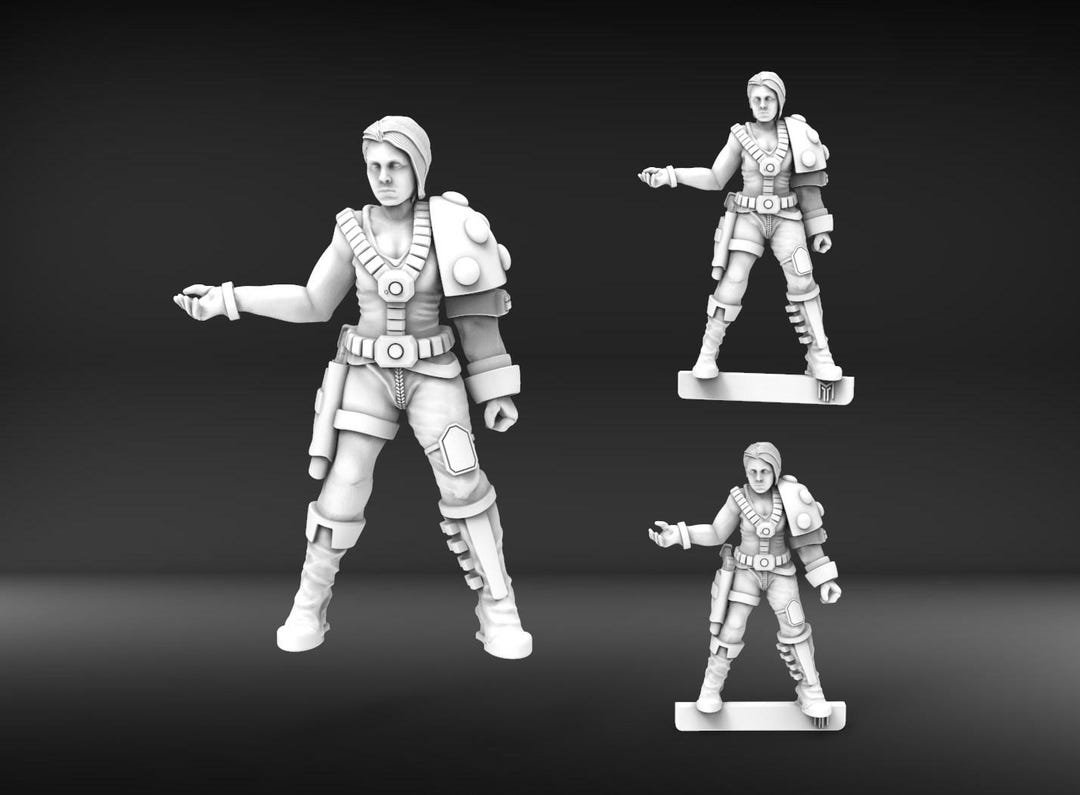 28mm Knifton Female Gun Fighter X1 TGM-7 - Etsy