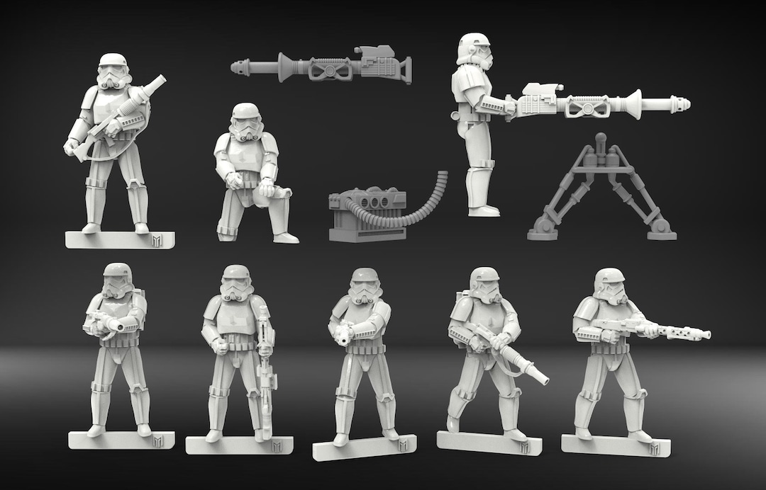 28mm Storm Soldiers Hv Weapons X8 TGM-7 - Etsy