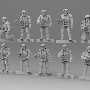 28mm Colonial Warriors X10 TGM-7 - Etsy