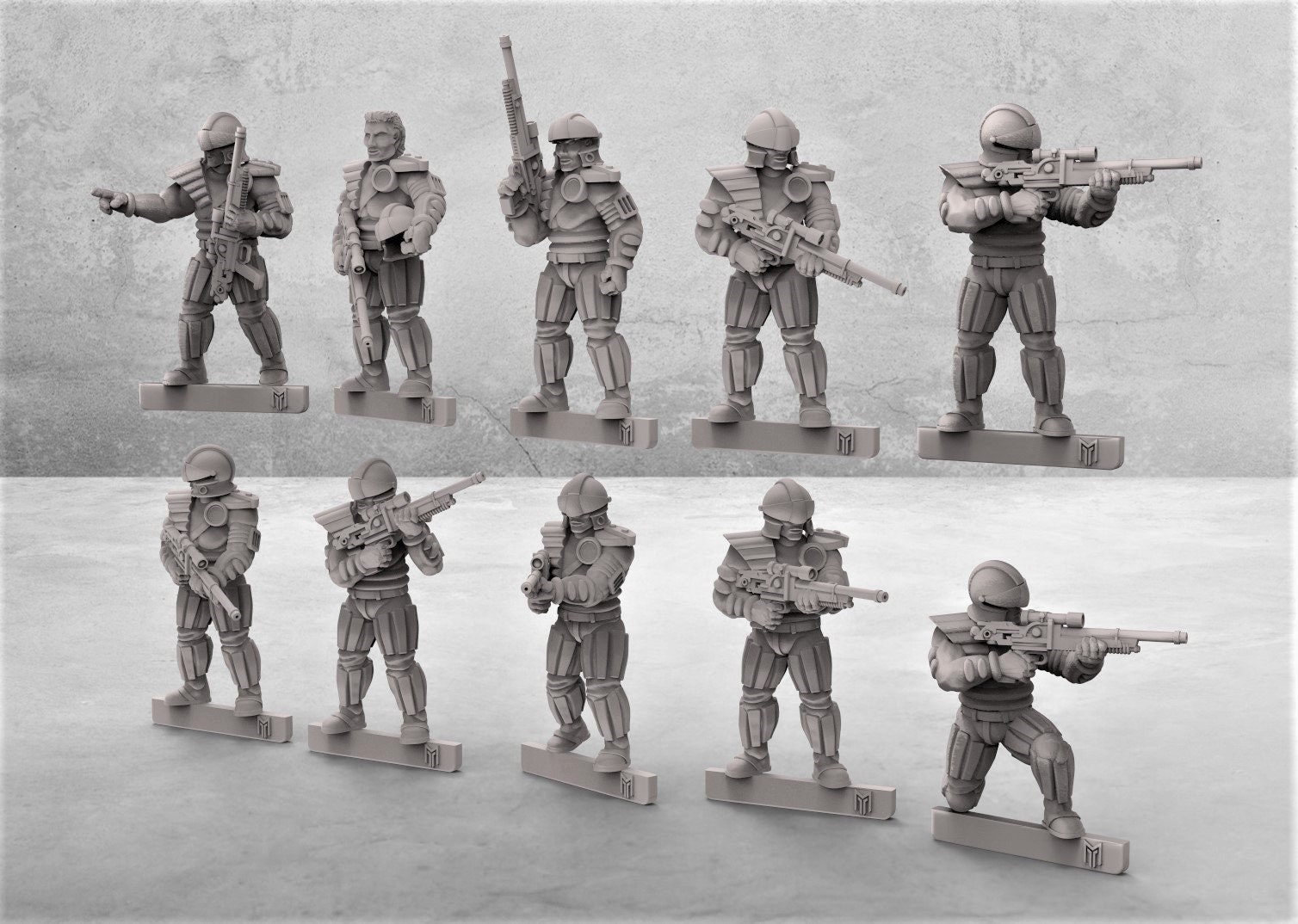 28mm Space Marshals X10 - Etsy