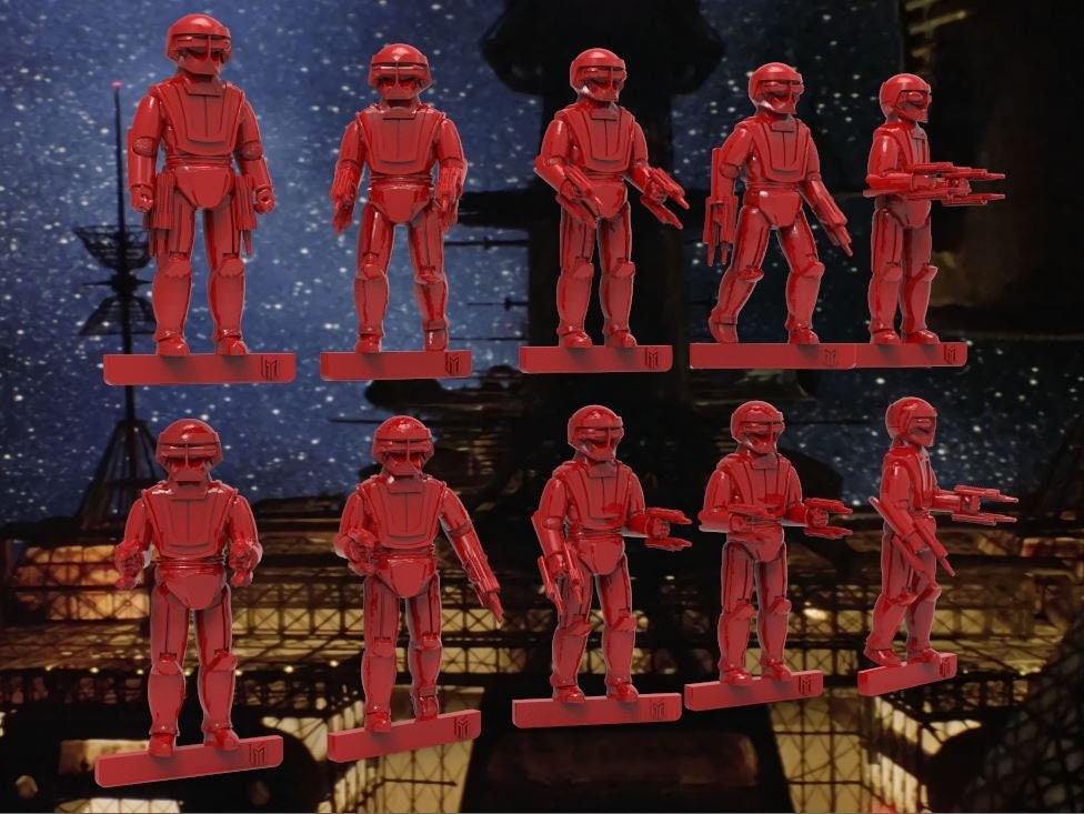 28mm Black Hole Sentry Robots X10 - Etsy