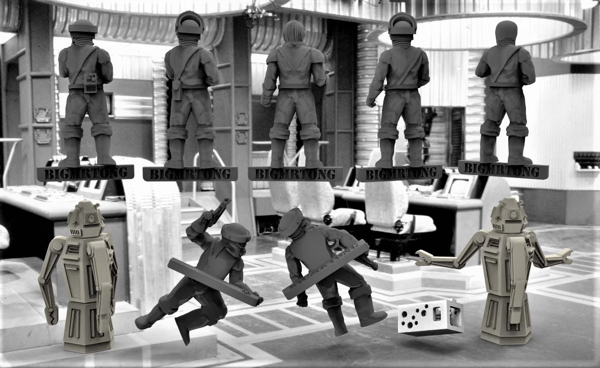 28mm Officers and Robots X10 - Etsy UK