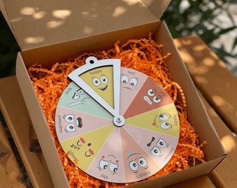 Houten emotiewiel - Etsy Nederland