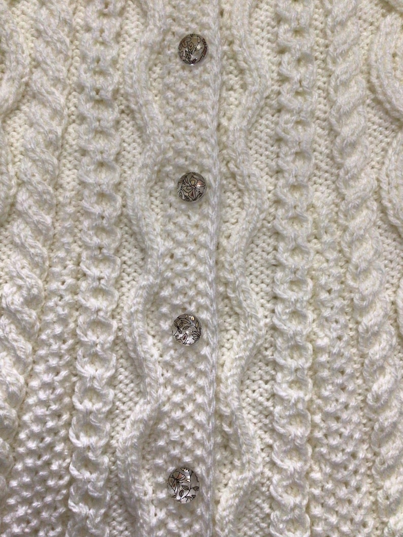 Aria Aran Coat Set Knitting Pattern - Etsy