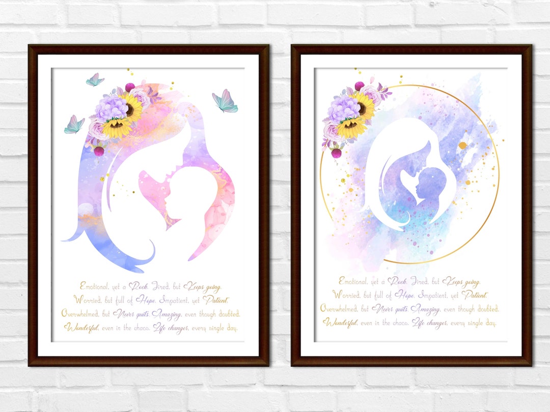 Mummy Baby Print Poem Mothers Day Special Mummy Journey Poem Baby First ...