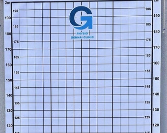 Custom Body Analysis Vinyl Posture Chart,posture Table Posture Grid ...