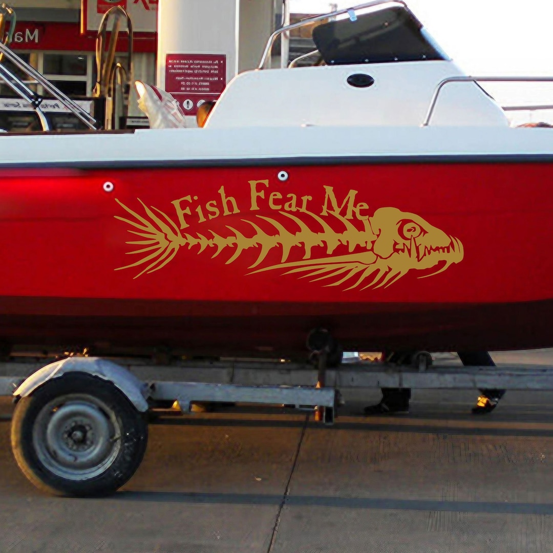 Custom Fish Skull Stickers and Decal Designs, Boat Decal and Graphics ...
