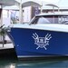Sea Anchor king Crown Sticker, Boat Sticker, Boat Decal, Fishing ...