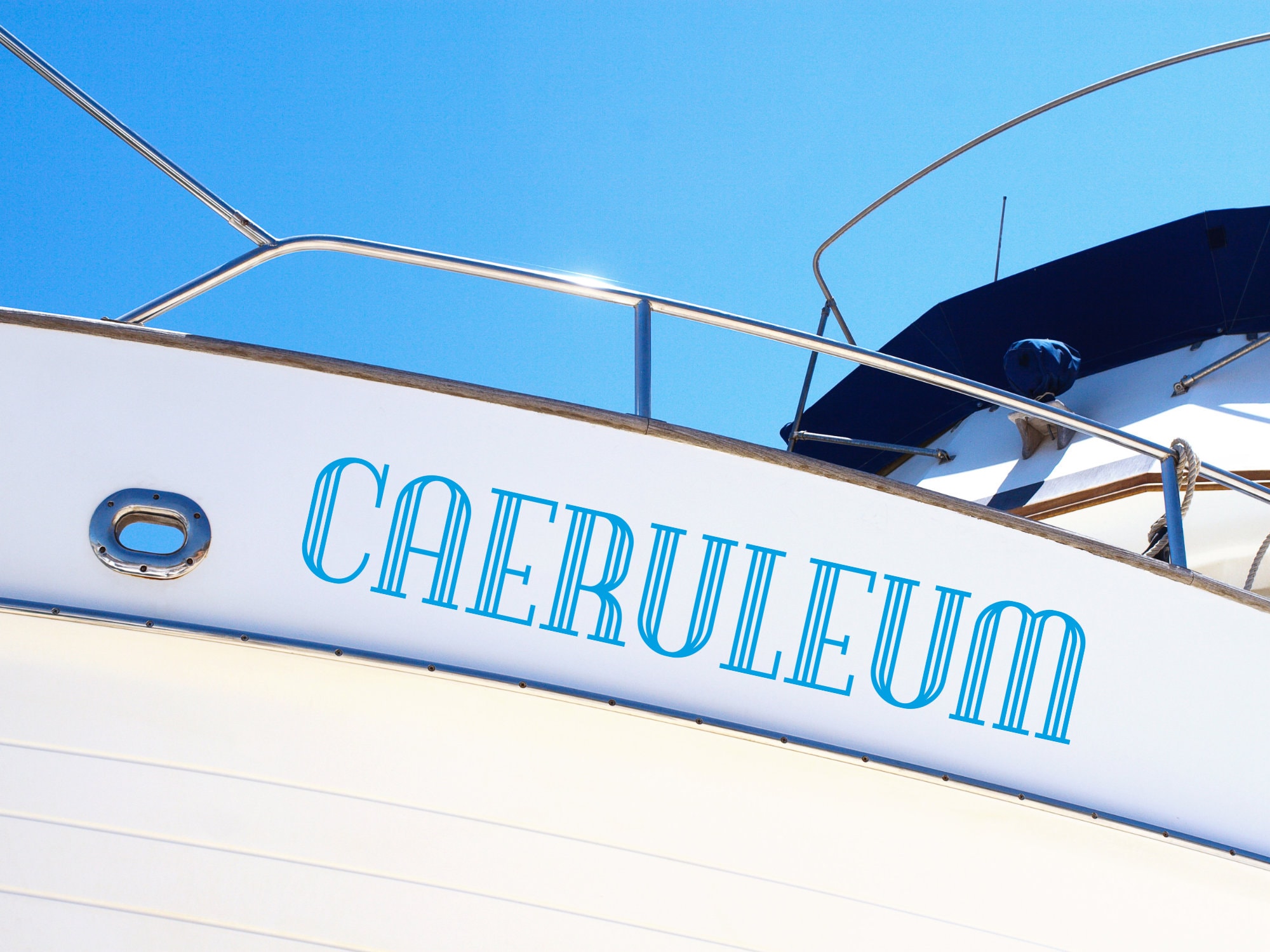 Custom Boat Sticker, Personalized Boat Decal, Boat Gift Decal, Custom ...