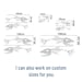 Large Fish Boat Decal With Custom Skull Design, Fish Skeleton Vinyl ...
