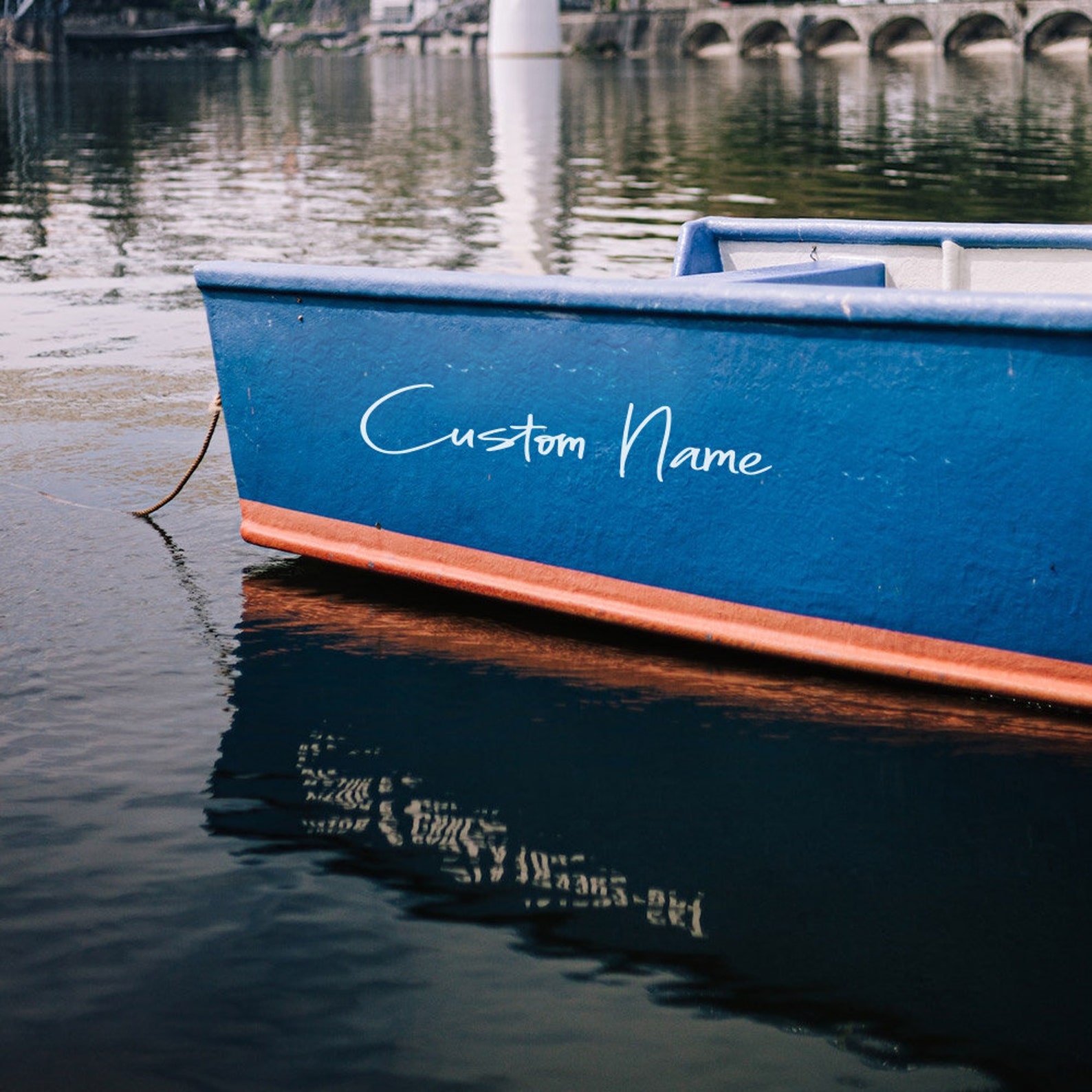 Custom Boat Name Sticker, Boat Sticker, Boat Decal, Fish Sticker, Fish ...