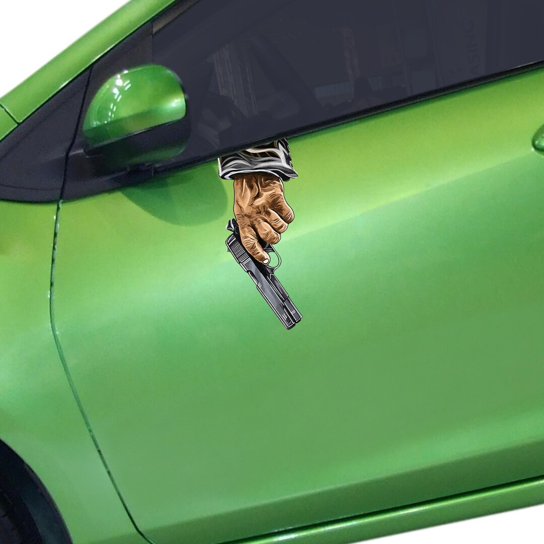 Funny Gangsta Car Sticker Vinyl Decal, Custom Bumper Sticker for Cars ...