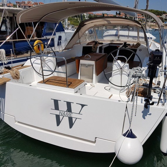 Personalized Boat Sticker Boat Stickers Fish Boat Stickers - Etsy