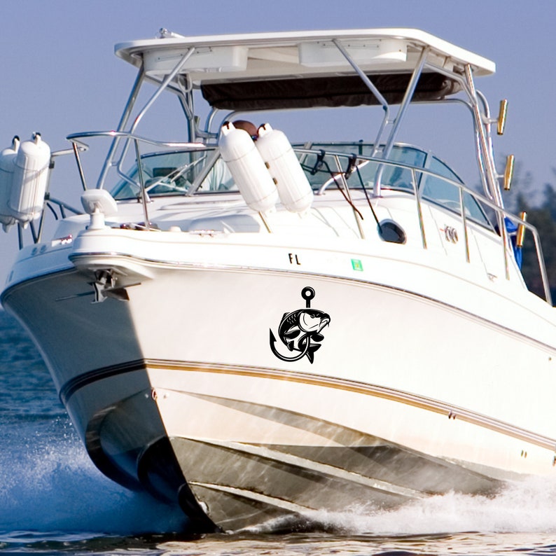 Fishing Car and Boat Sticker Custom Sticker Boat Decal - Etsy