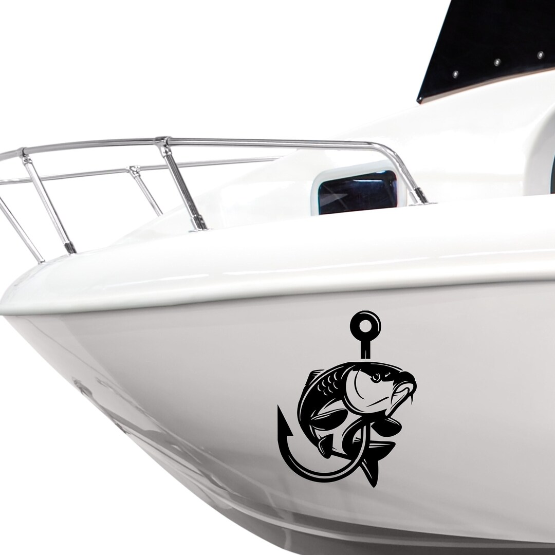 Fishing Car and Boat Sticker Custom Sticker Boat Decal - Etsy