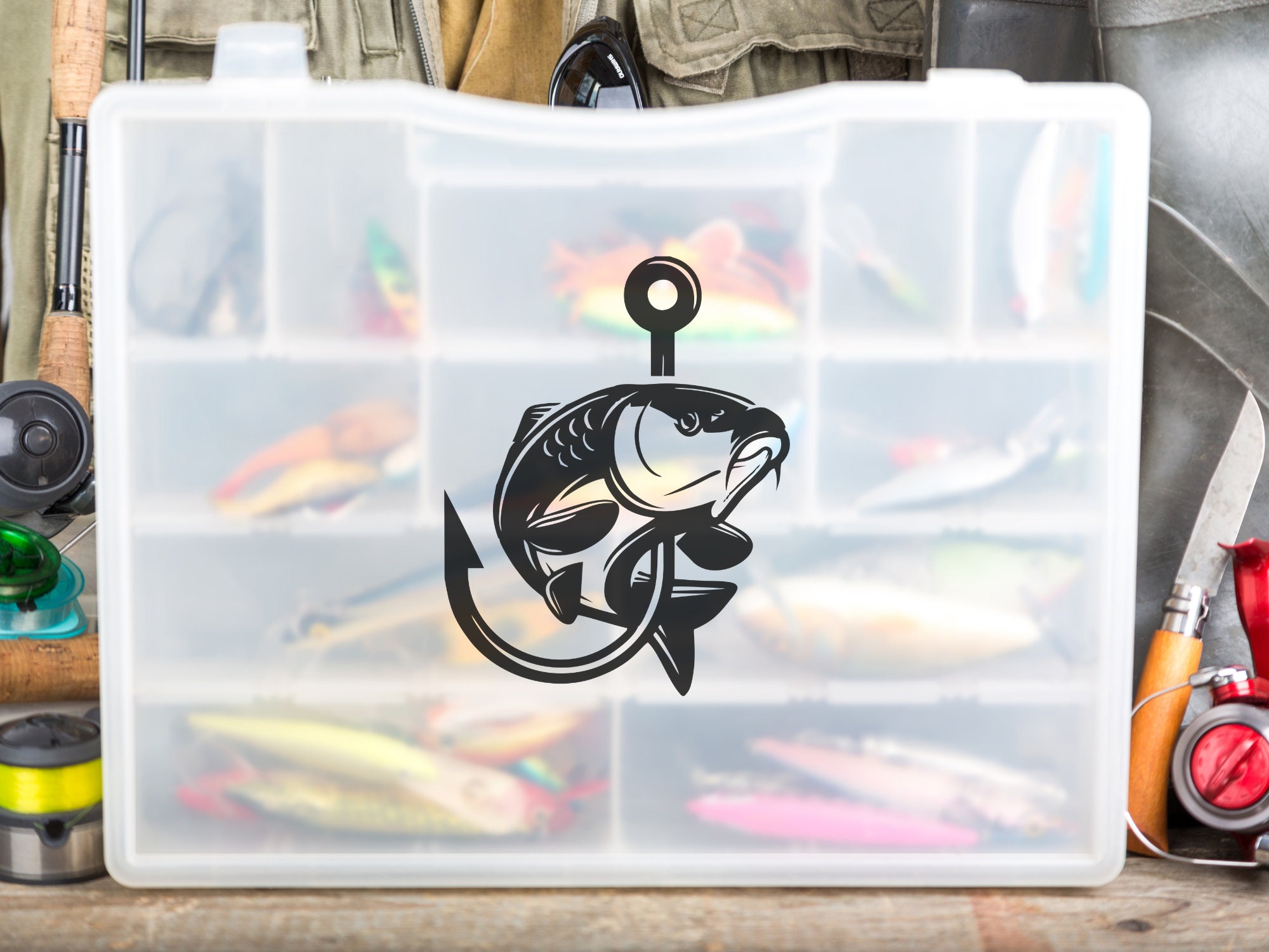 Fishing Car and Boat Sticker Custom Sticker Boat Decal - Etsy