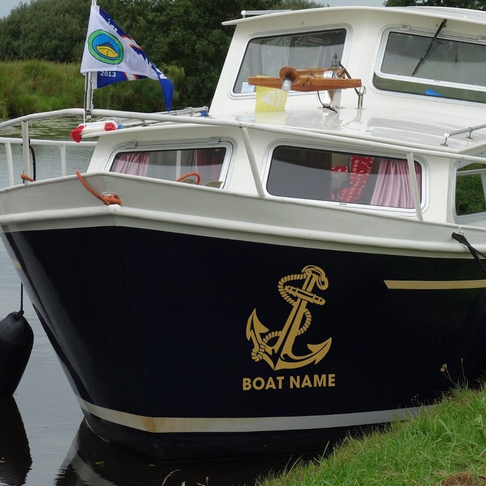 Anchor Custom Sticker, Anchor Decal-sticker, Fisherman Made to Order ...