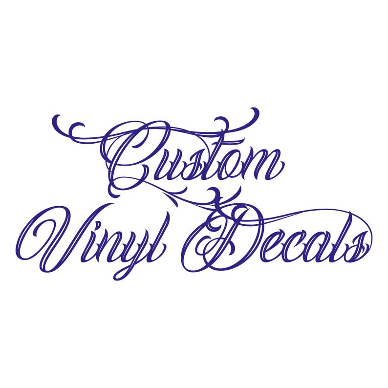 Custom Special Vinyl, Special Custom Decals Sticker, Personalized ...