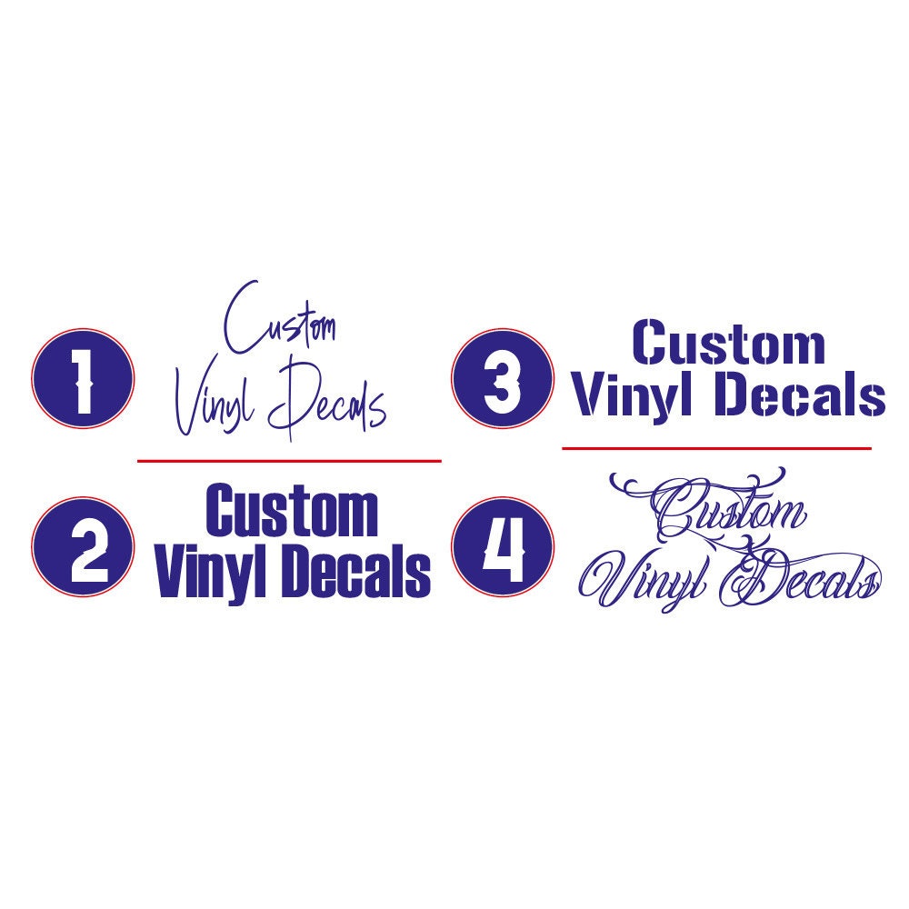 Custom Special Vinyl, Special Custom Decals Sticker, Personalized ...
