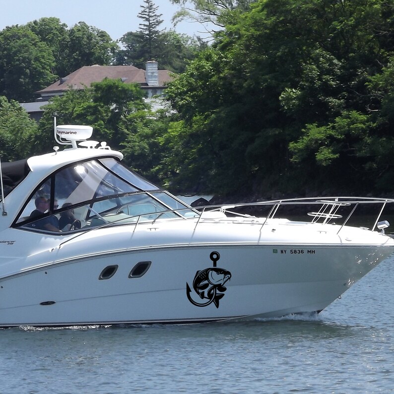 Fishing Car and Boat Sticker Custom Sticker Boat Decal - Etsy