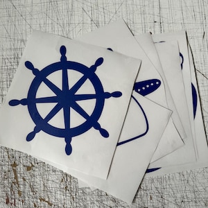 Rope Knot Vinyl Decals - Set of 2 Marine Stickers, Custom Boat Yacht or ...