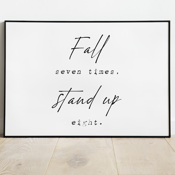 Fall Seven Times - Etsy