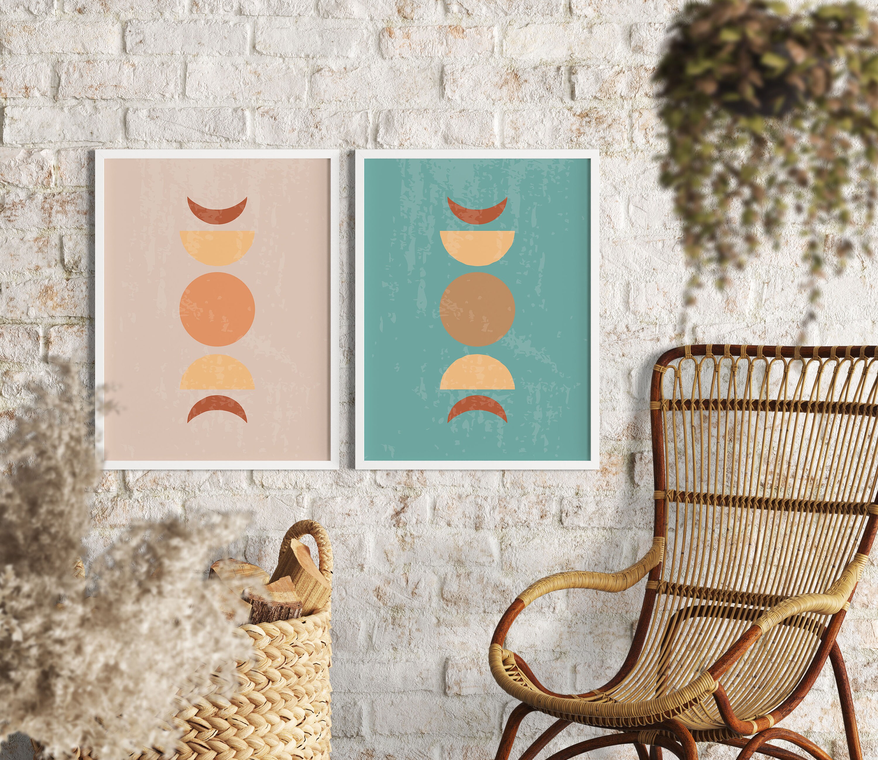 Printable Wall Art Set of 9 Boho Gallery Wall Art Set Boho - Etsy