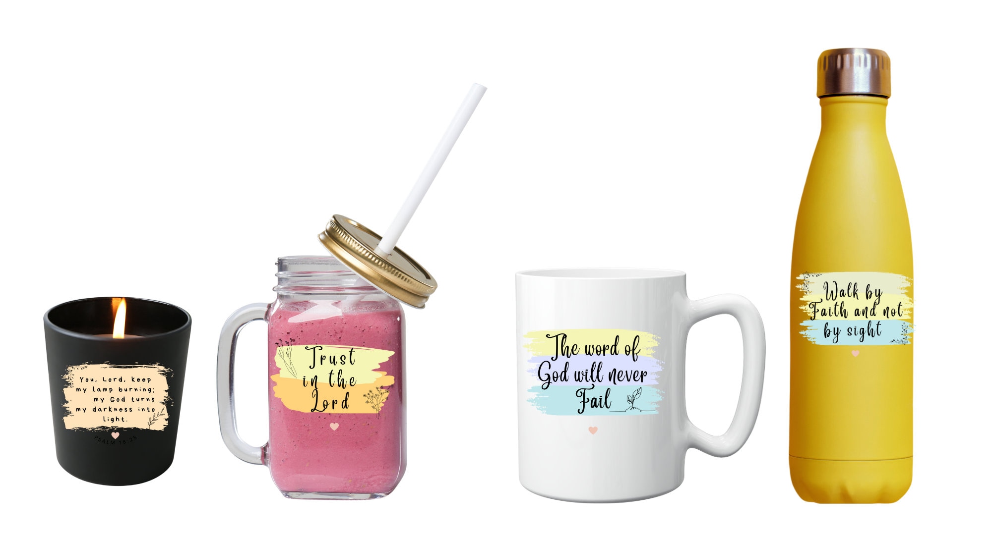 100+ God's Love, Faith, Bible Verse Printable Digital Stickers | PNG ...