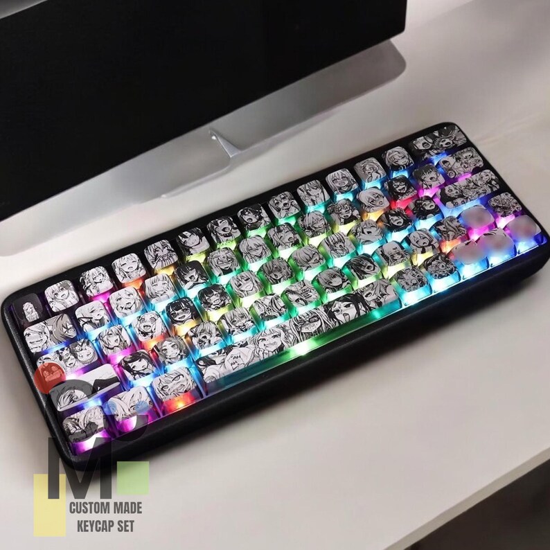 Custom Anime Keycaps Fubuki 108 Keys Pudding Keycap Anime Keycaps OEM ...