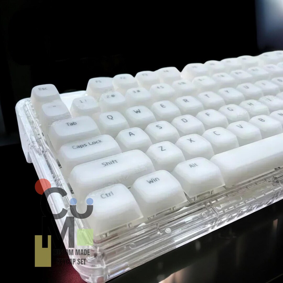 Jelly Pudding Keycaps, Soft Silicone Keycaps, Cherry Profile Keycap Set ...