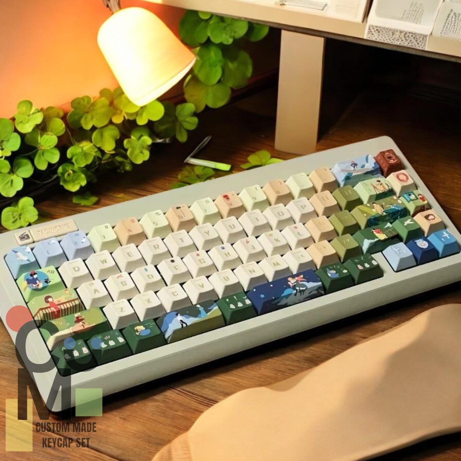 Custom Ghibli Keycaps 144 Set PBT Custom & Handmade for All Mechanical ...