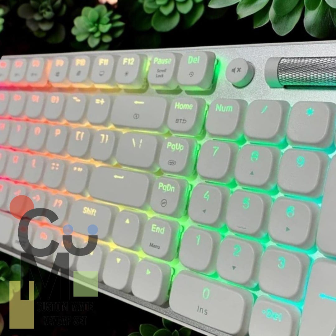 Ultra-thin RGB Keycap Set, Low Profile, Dual-color ABS - Etsy
