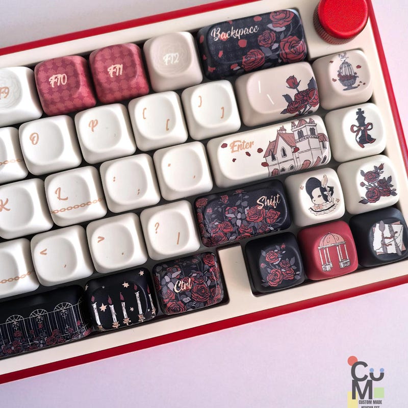 Keycaps Mechanical Goth - Etsy UK