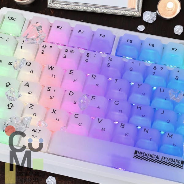 Russian Backlit Keycaps - Etsy