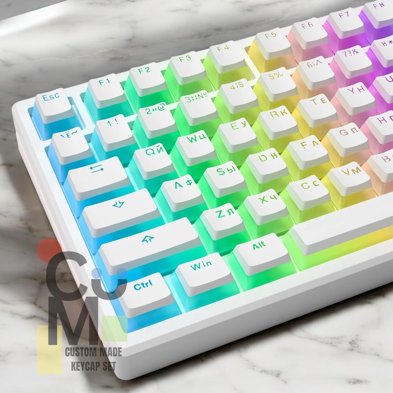 Russian Backlit Keycaps - Etsy
