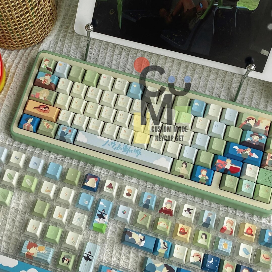 Custom Ghibli Keycaps 144 Set PBT Custom & Handmade for All Mechanical ...