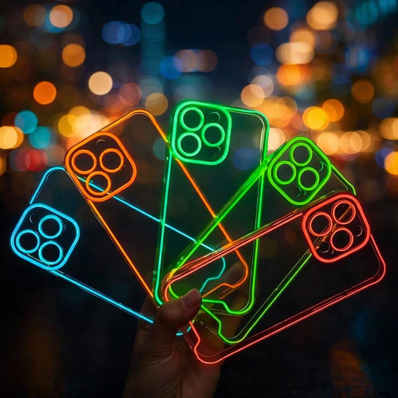Neon iPhone Case - Etsy