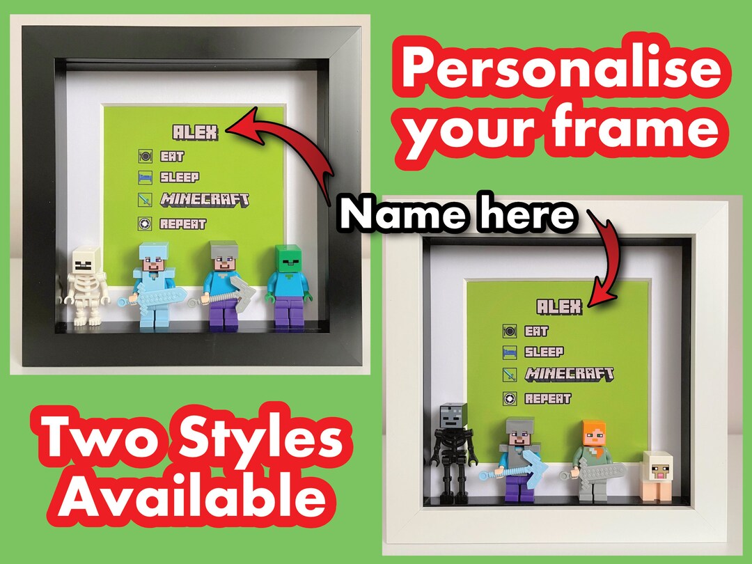 Personalised Minecraft Gifts Personalized Minecrafter Gifts ...