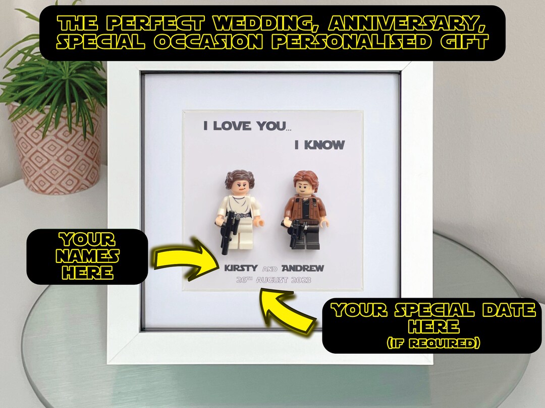 Personalised Wedding Gift Present Wedding Favours Favors Star Wars I ...