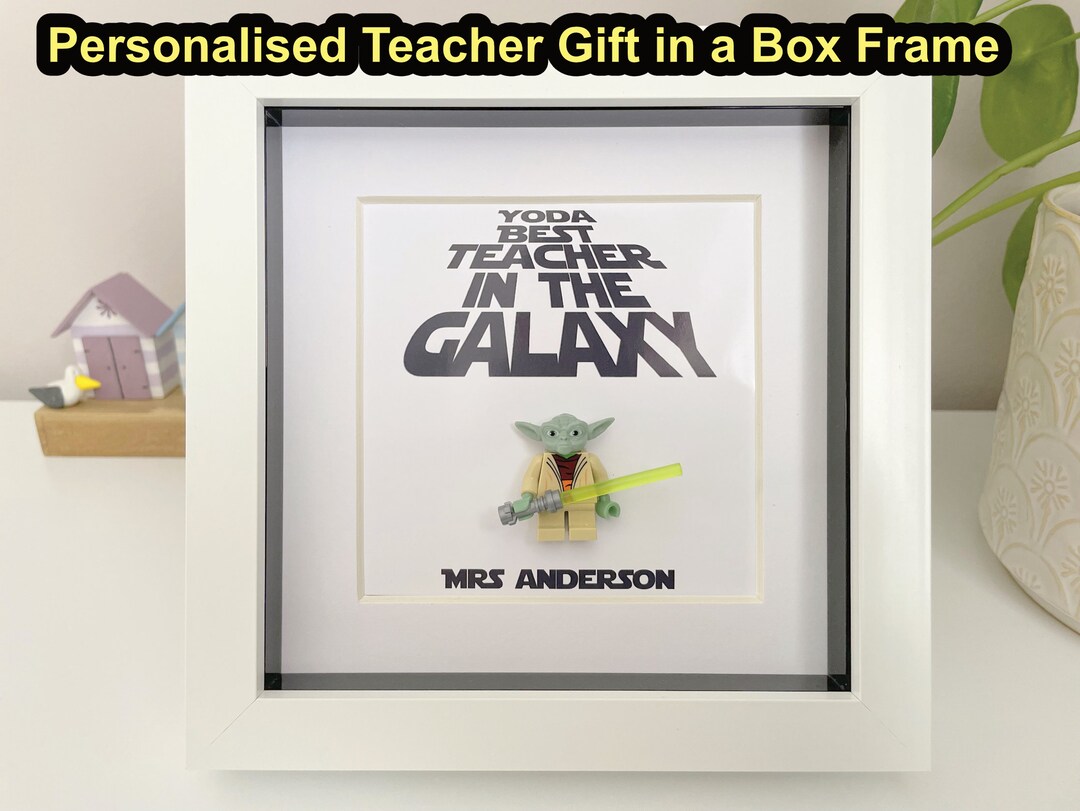 Personalised Teacher Gifts in 3D Box Frames Teacher Thank You Gifts ...