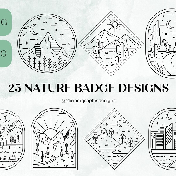 National Park Badges Svg - Etsy