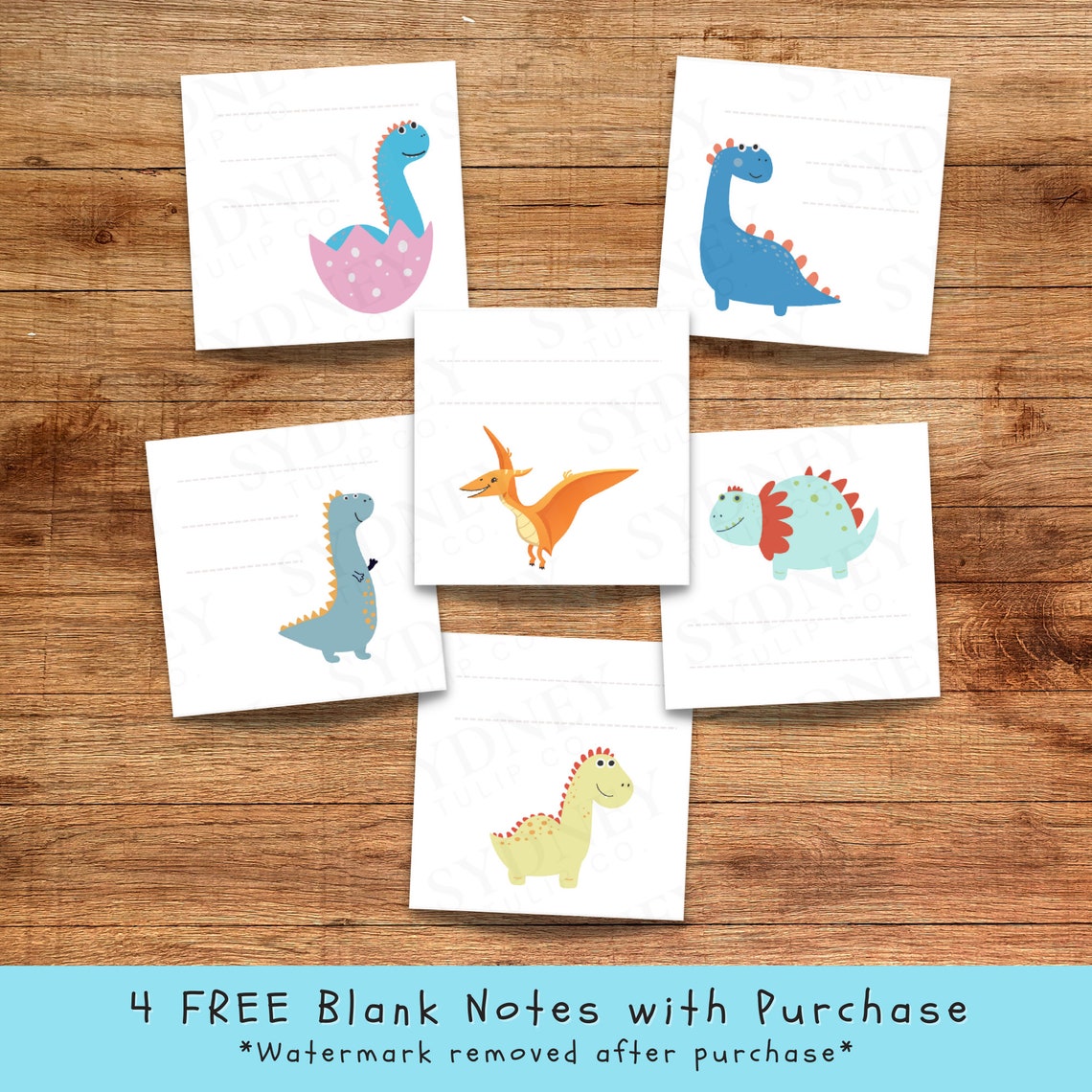 Lunchbox Notes Templates Dinosaur Lunch Box Notes for Kids - Etsy