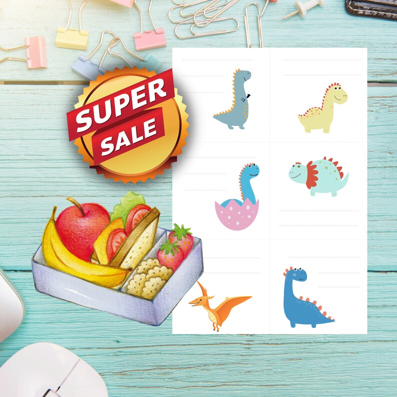 Lunchbox Notes Templates Dinosaur Lunch Box Notes for Kids - Etsy
