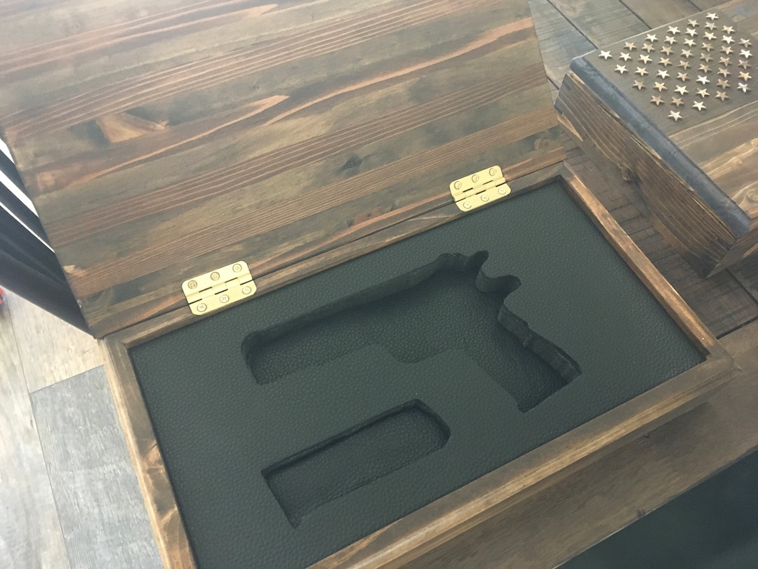 1911 Colt With Mag Cutout Custom Inlay Colt Emblem on Lid Pine - Etsy