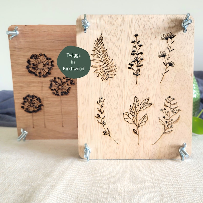 Botanical Flower Press, Kids and Nature Lover Herb and Plant Pressing ...