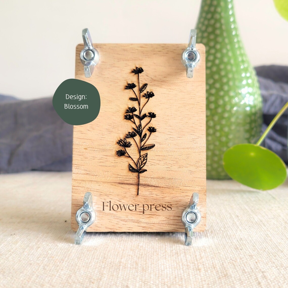 Pocket Flower Press, Kids and Nature Lover Herb and Plant Pressing Kit ...
