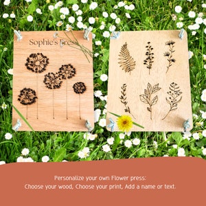 Botanical Flower Press, Kids and Nature Lover Herb and Plant Pressing ...