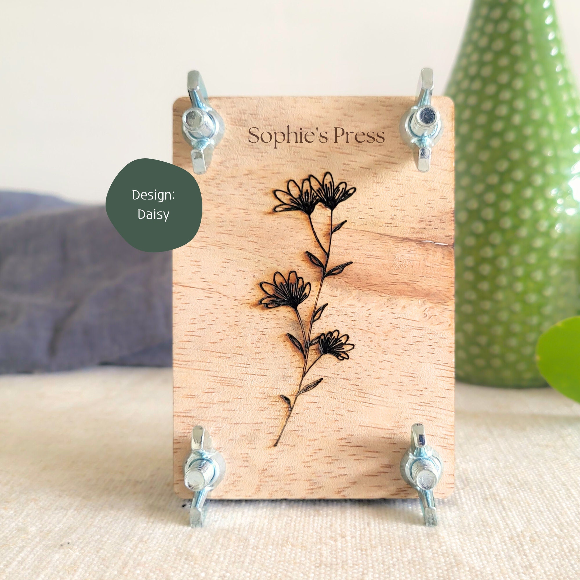 Pocket Flower Press, Kids and Nature Lover Herb and Plant Pressing Kit ...