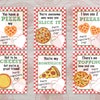 Printable Pizza Valentine's Day Cards, Pizza Classroom Valentine's Day ...