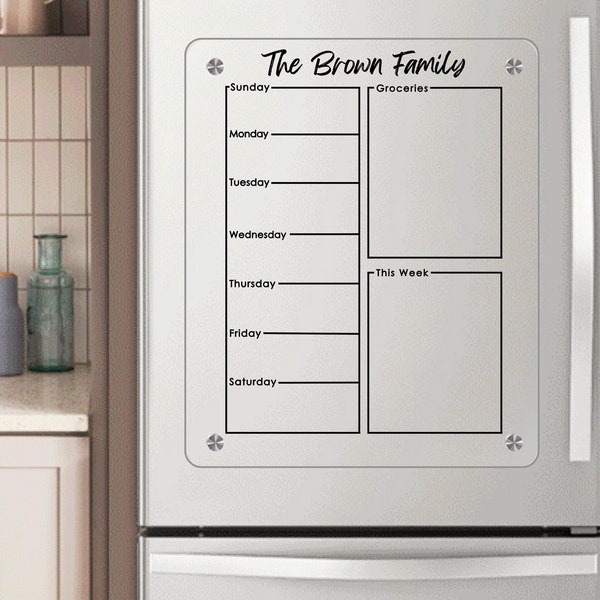 Dry Erase Calendar - Etsy